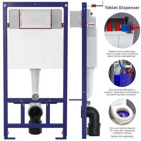 Black Square Rimless Wall Hung Toilet & 1.12m Concealed WC Cistern ...