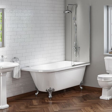 Synergy Cambridge 1685mm Right Hand Shower Bath