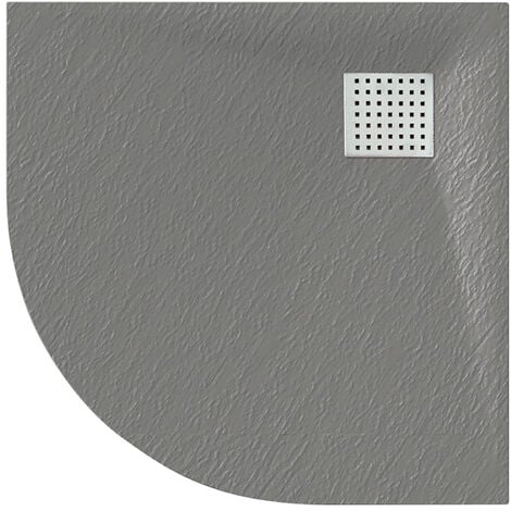 Luxury 900 x 900mm Low Profile Textured Quadrant Shower Tray and Waste ...