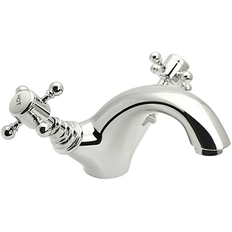 Luxury Traditional Mono Basin Mixer - Chrome