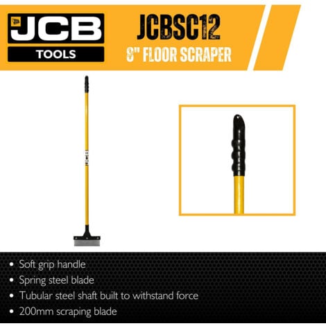 JCB Professional 200mm Spring Steel Floor Scraper
