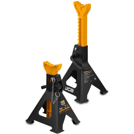 JCB 3 Tonne Automotive Ratchet Axle Stand Set