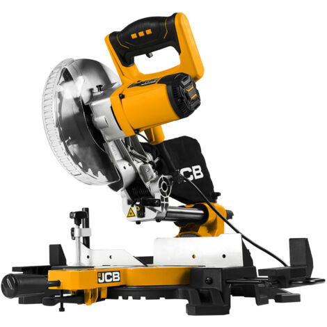 JCB 210mm 8" Electric Sliding Mitre Saw, Corded, 1500W, 230V