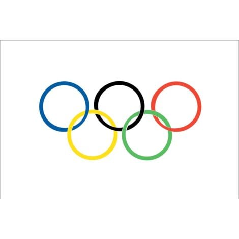 5ft x 3ft Tokyo Brazil Summer Olympics 5 Ring Flags Sport Events Party ...