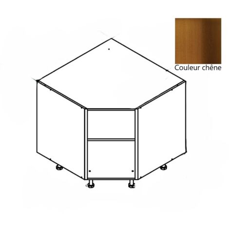 Caisson Cuisine Angle 135° Bas Chene 1 Porte 600 Gd Menuiseries Gd ...