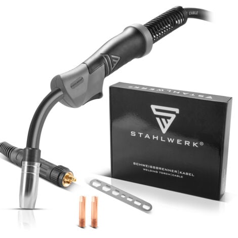 STAHLWERK Torche de soudage AK15 MB15 Ensemble de flexibles de 3 m pour ...