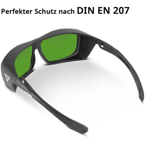 STAHLWERK Lunettes de protection laser selon DIN EN207 Plage de longueurs