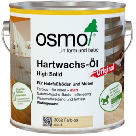 Osmo Hartwachs-Öl Original Farblos Matt 2,50 l - 10300050