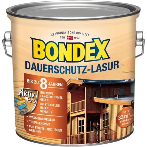 Bondex Dauerschutz-Lasur Grau 2,50 l - 377907