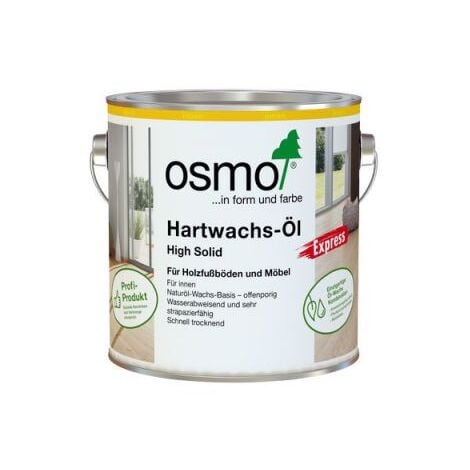 Osmo Hartwachs-Öl Express Farblos Seidenmatt 2,50 l - 10300134