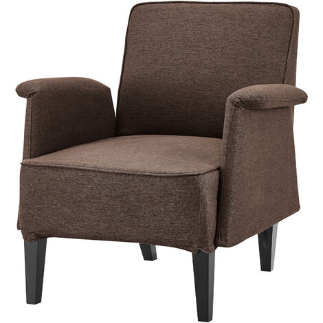 Polstersessel Diespeck Braun [en.casa]