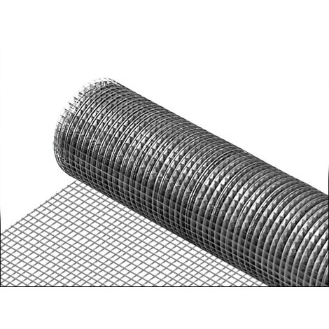 Maschendrahtzaun 5 Rollen 1x5 m/Rolle Grau pro.tec