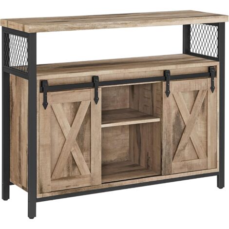 Buffet Meuble de rangement sonoma gris 102x32x73,5 cm bois d'ingénierie
