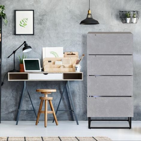 Semainier Logam 4 tiroirs Marbre