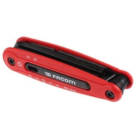 Jeu de clés Allen Facom 1.5mm Hexagonal 7 pièces ( Prix pour 1 )