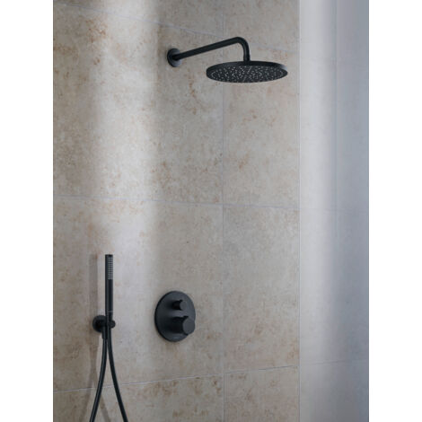 Douche de tête universel Duravit, avec jet Rain, ronde (Ø 250 mm ...