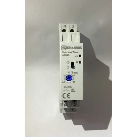 Relè Temporizzato Multifunzione con 2 selettori 1M ATS18
