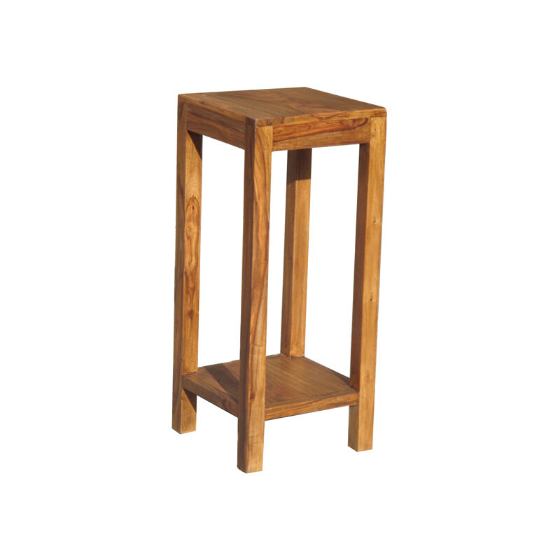 Jaipur Telephone Table with Shelf - Sheesham Wood - L30 x W30 x H70 cm ...