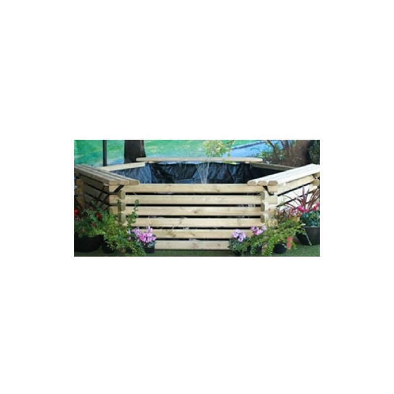 300 Gallon Pool - Timber - W229 x H59 cm - Minimal Assembly Required