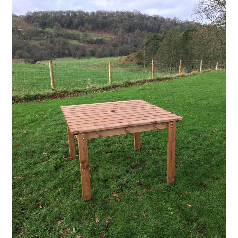 4 Seat Square Dining Table - W120 x D120 x H80 - Fully Assembled