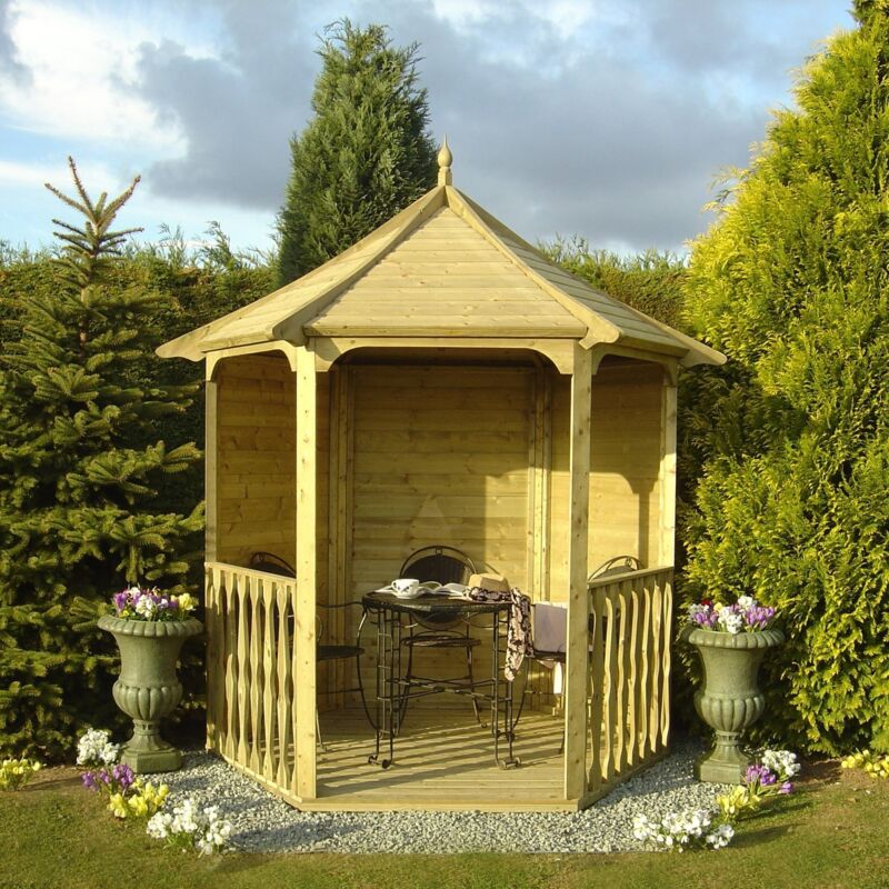 Shire Arbour Garden Arch Seat Approx 6 x 7 Feet