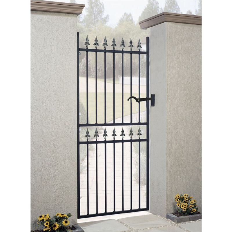 Corfe Premium Range Spear Top Tall Single Gate - Steel - Fits Gap of ...
