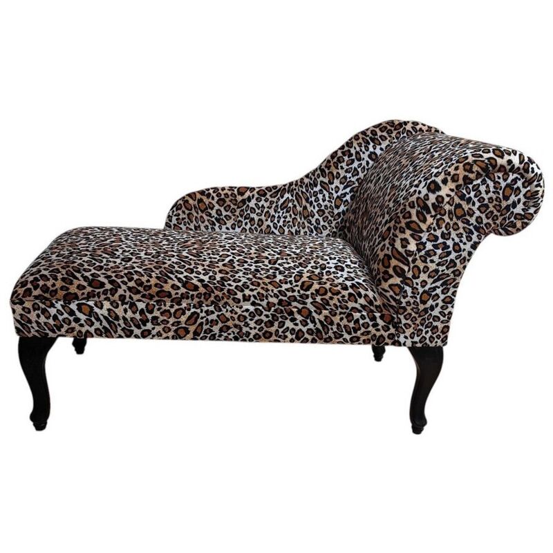 Leopard Mini Chaise Longue Sofa - L57 x W120 x H46 cm