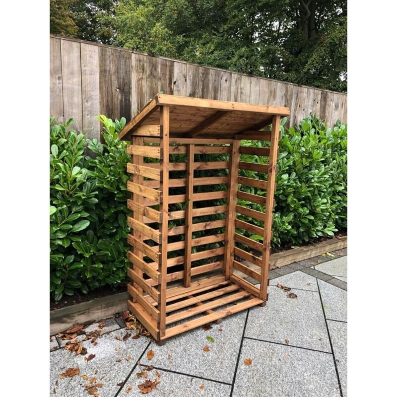 Medium Log Store - W106 x D66 x H167 - Fully Assembled