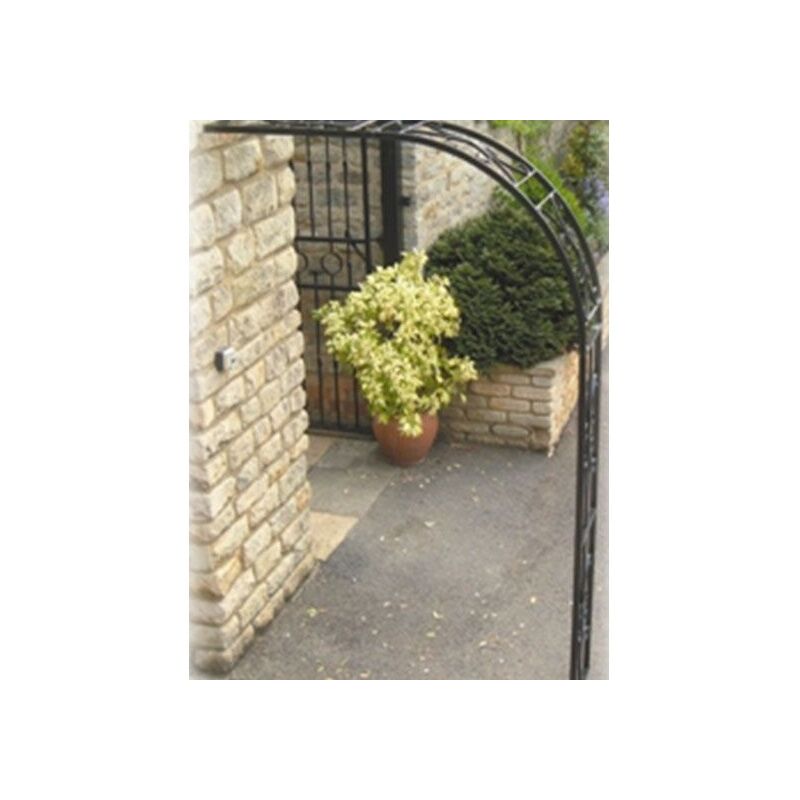Buckingham Wall Fix Arch (Including 2 Ground Spikes) Bare Metal/Ready ...