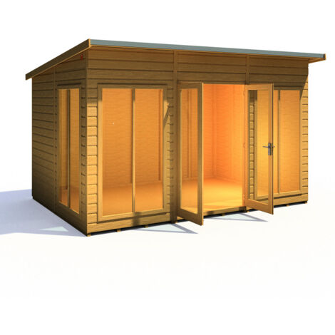 Lela 12x8 Summerhouse - L244.8 x W357 x H227.5 cm