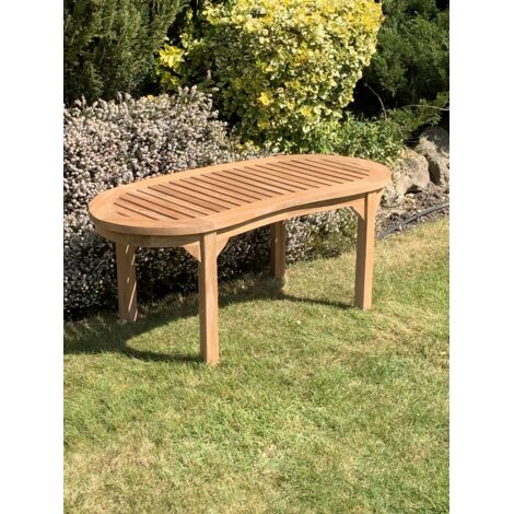 Peanut Coffee Table - Wood - L50 x W120 x H50 cm
