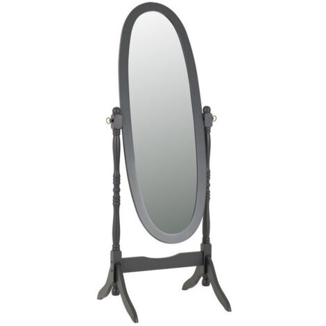 Contessa Cheval Mirror - L51.5 x W59 x H150 cm - Grey
