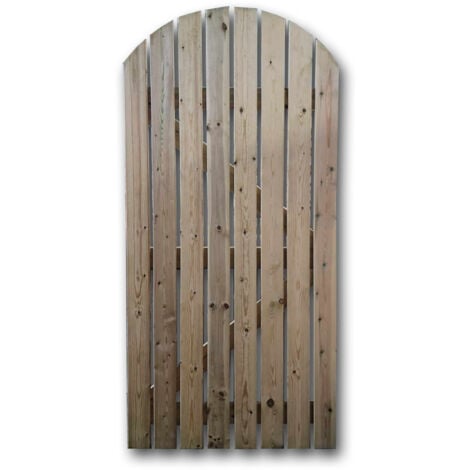 2M High Classic Picket/Slatted Garden Gate - Wooden - L4 x W90 x H200 ...