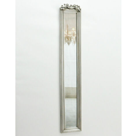 Rectangular Wall Mirror - L3 x W13 x H109 cm - Silver