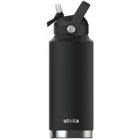 Utoka Atlas Bottle 32oz (946 ml) - Stainless Steel - L3 x W3 x H8 cm ...