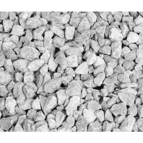 20mm White Limestone Aggregate Bulk Bag - 850 kg - L100 x W100 x H80 cm