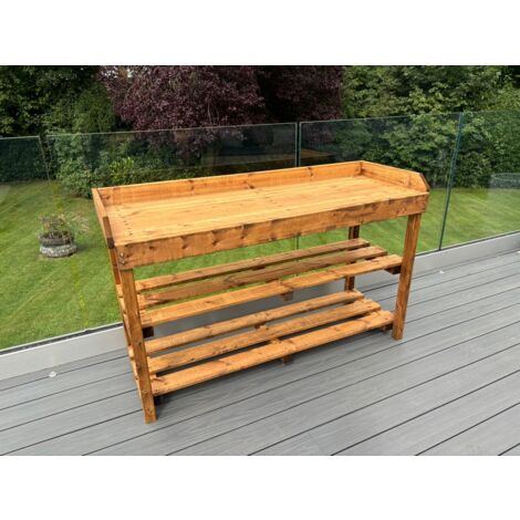 Deluxe Davenport Utility/Barbecue Extra Large Table - Timber - L50 x ...