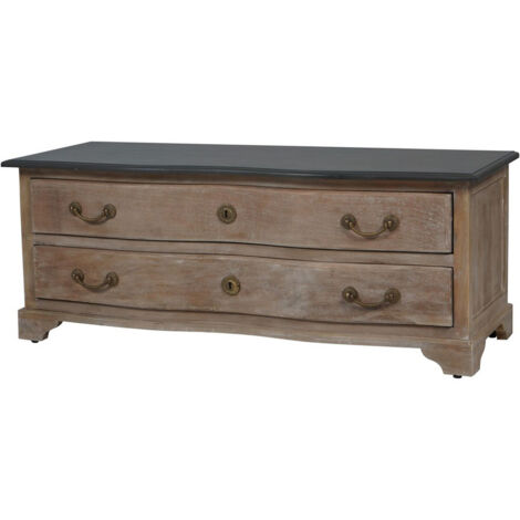Laura Ashley Swannington TV Unit - Mango Wood - L43 x W116 x H45 cm ...
