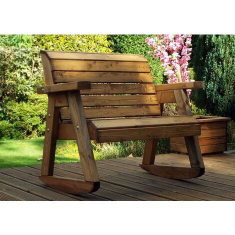 Little Fella's Bench Rocker, Children's Wooden Garden Furniture - W93 x ...
