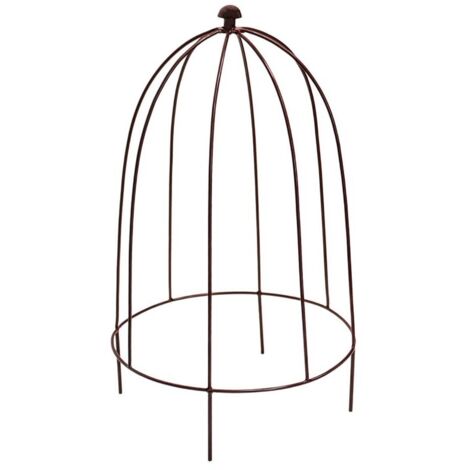 Outdoor Plant Support - Mild Steel - L36 x W36 x H60 cm - Bronze