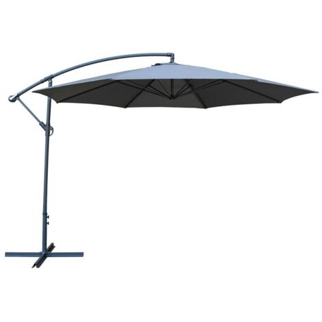 Metal Overhang Parasol - L350 x W350 x H350 cm
