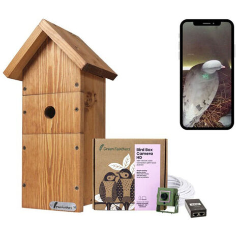 DIY Deluxe Bird Box Kit with 1080p IP Camera