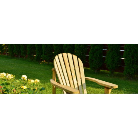Buttercup Single Relax-Chair - Wood - L72 x W92 x H92 cm - Green