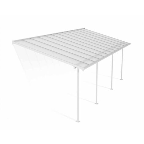 Patio Cover Sierra 3 x 7.30 Clear - Polycarbonate - L739 x W299 x H305 ...