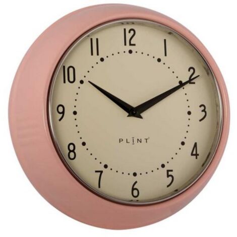 Clocks - Metal/Glass - L23 x W7 x H23 cm - Rose Pink