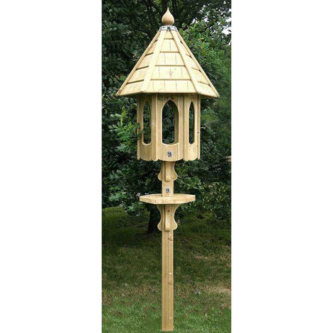 Boxford Natural Bird Table - Pressure Treated Pine - H245 cm