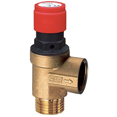 Far 2002 valvola di sicurezza ordinaria maschio-femmina 1/2"x1/2" 3 BAR