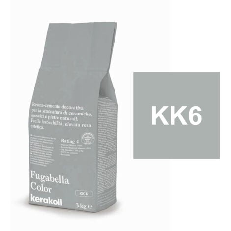 Kerakoll FUGABELLA COLOR KK6 resina stucco piastrelle mosaici marmi 3 KG
