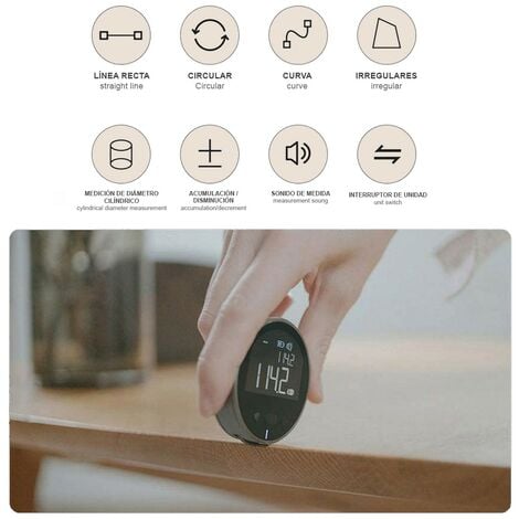 REGLA DIGITAL 8 EN 1 CON CINTA METRICA Y METRO LASER RECARGABLE REGLA ...