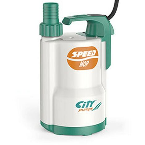 Bomba achique sumergible SPEED-MOP 0,5CV 6mts 4800 l/h Altura media 6 ...